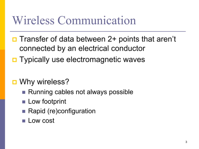 Introduction to Wireless Communication | PPTX