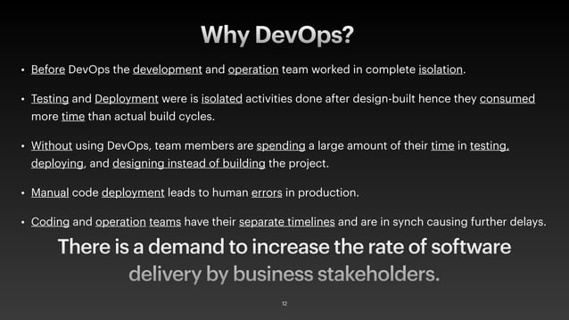 intro to DevOps | PPT