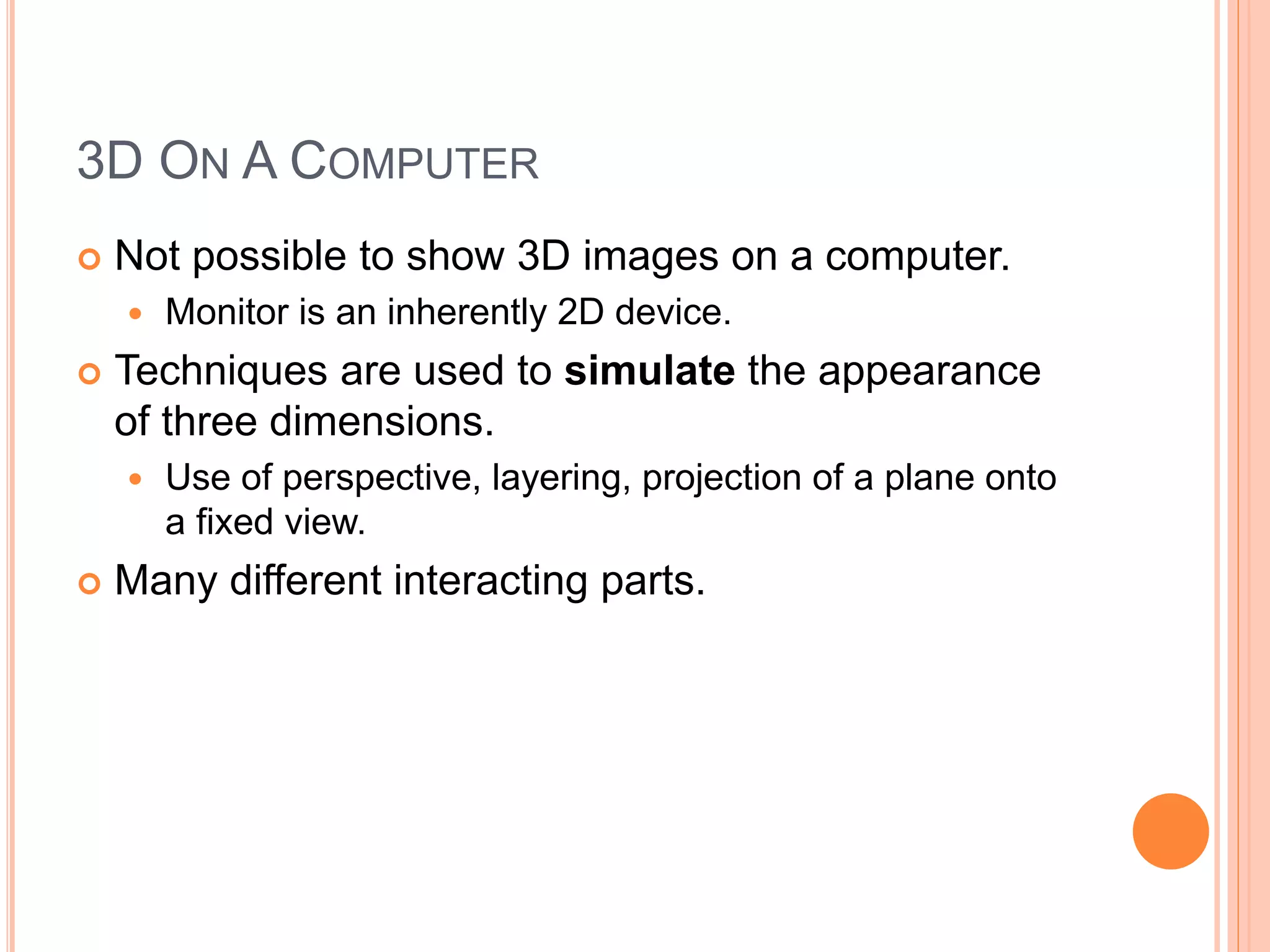 GRPHICS01 - Introduction to 3D Graphics | PPTX