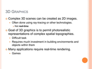 GRPHICS01 - Introduction to 3D Graphics | PPTX