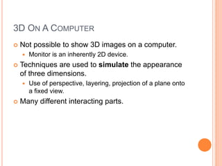 GRPHICS01 - Introduction to 3D Graphics | PPTX