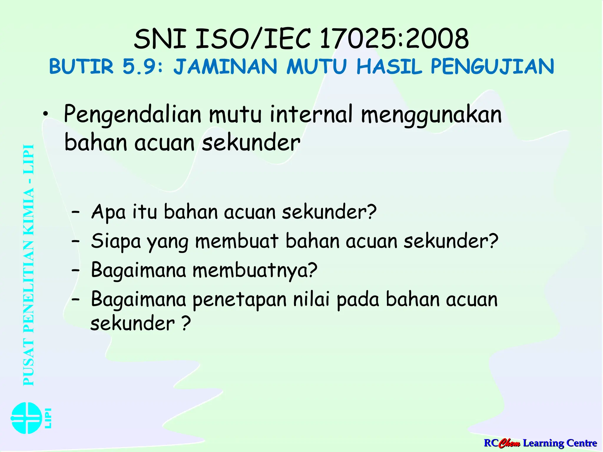01-Jaminan Mutu- DATA HASIL PENGUJIAN .ppt