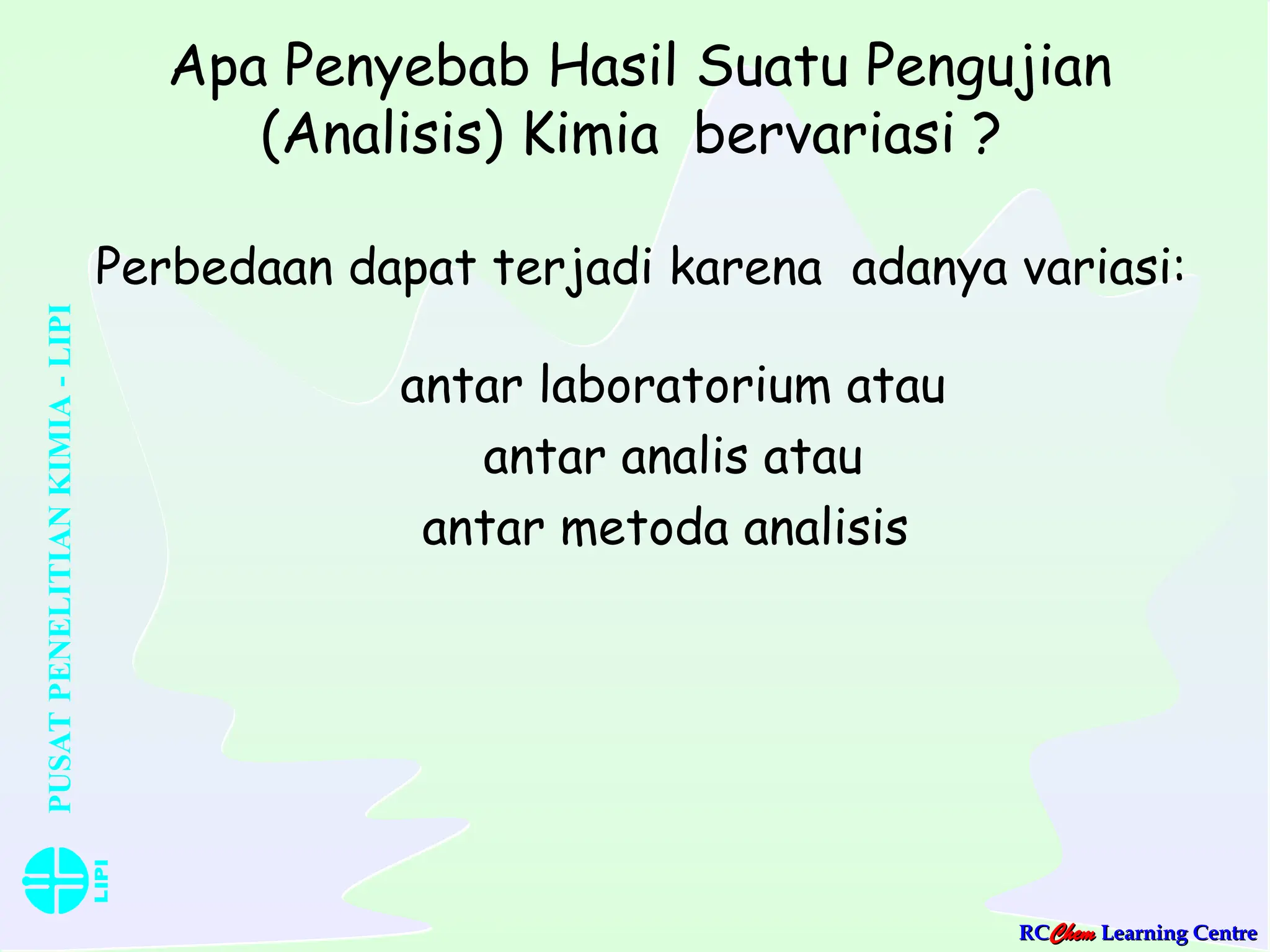 01-Jaminan Mutu- DATA HASIL PENGUJIAN .ppt