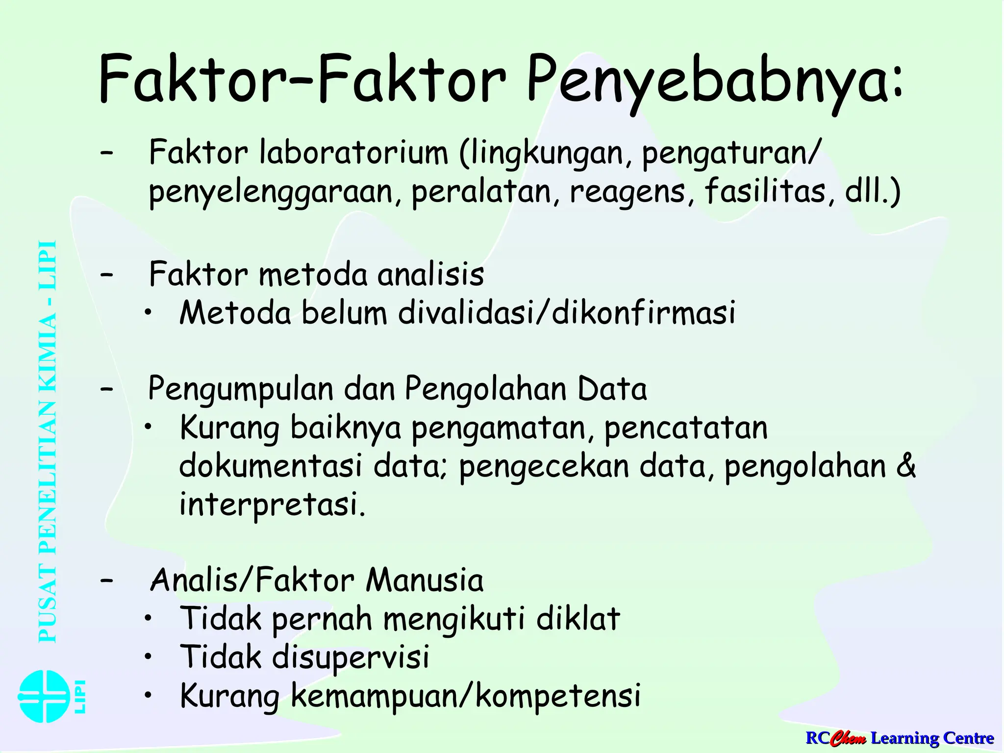 01-Jaminan Mutu- DATA HASIL PENGUJIAN .ppt