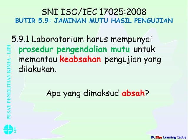 01-Jaminan Mutu- DATA HASIL PENGUJIAN .ppt