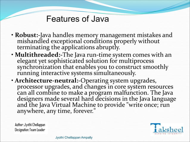 01-Java Introduction.ppt | Free Download