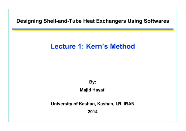 01 kern's method. | PDF