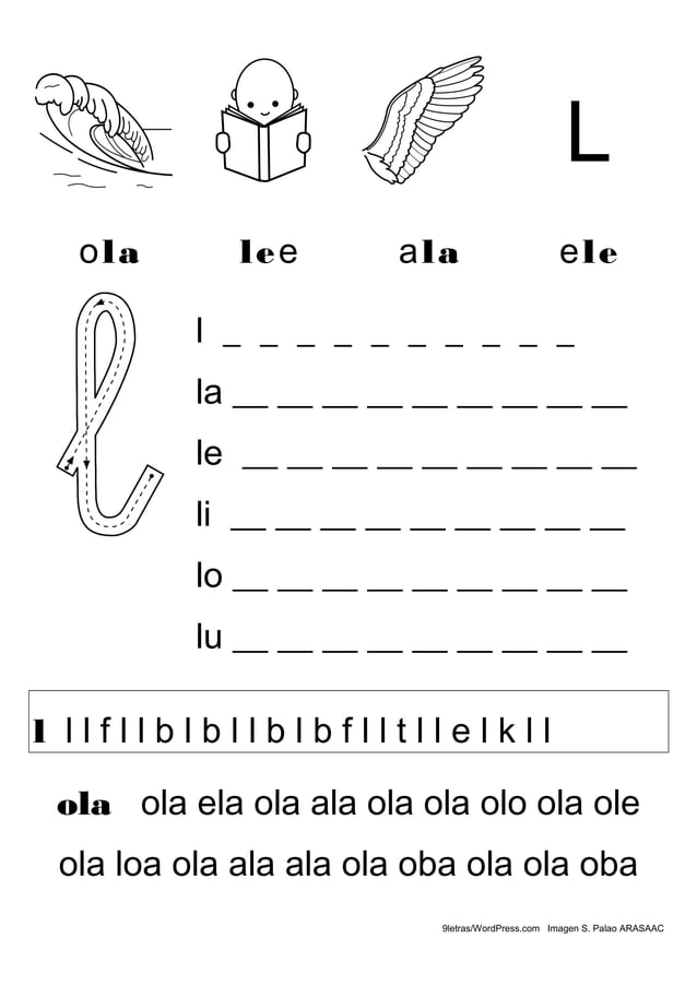 LETRA L LECTOESCRITURA | DOC