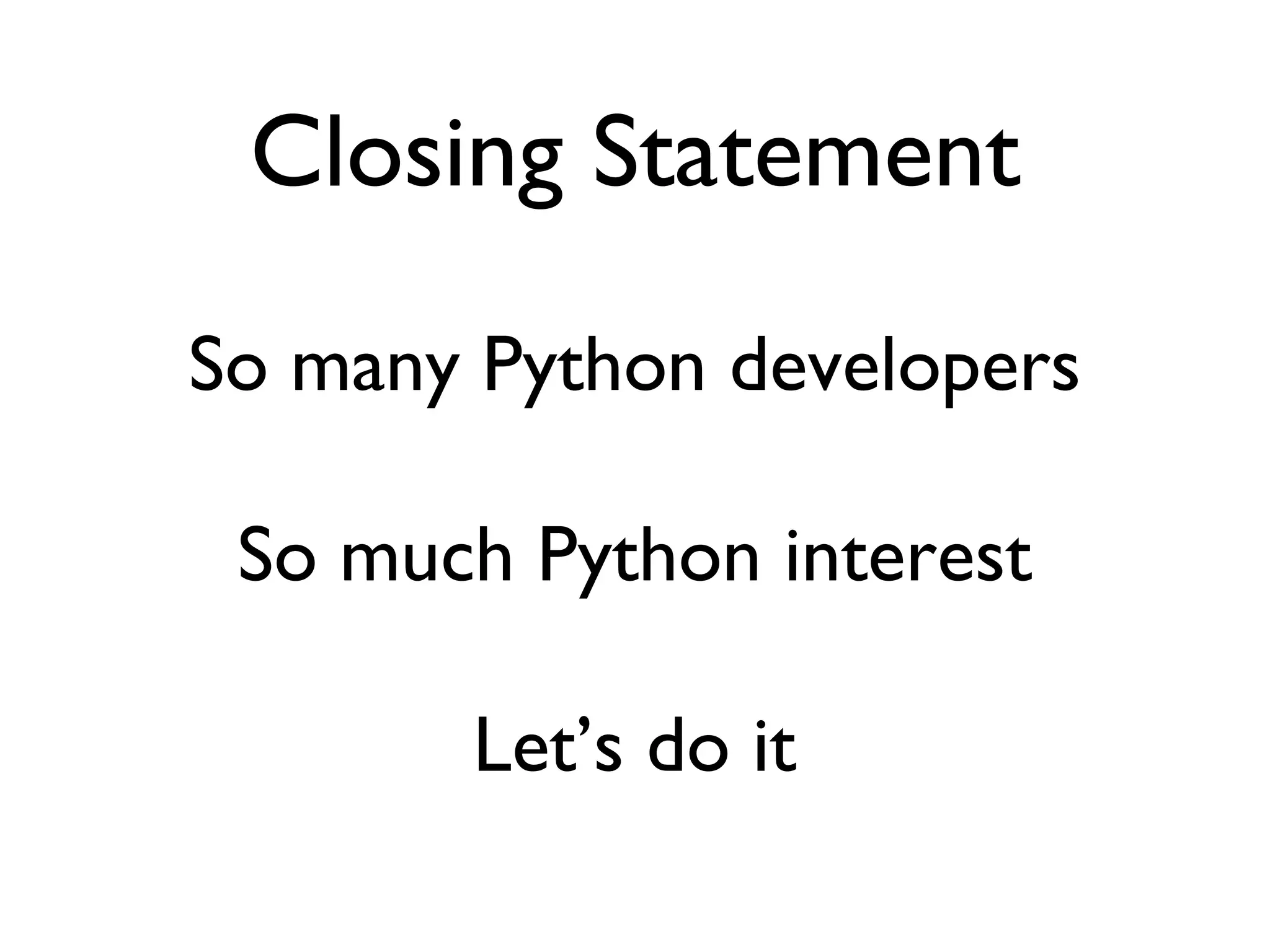 LA Python #1: Intro, Events, Advocacy | ODP | Programming Languages | Computing