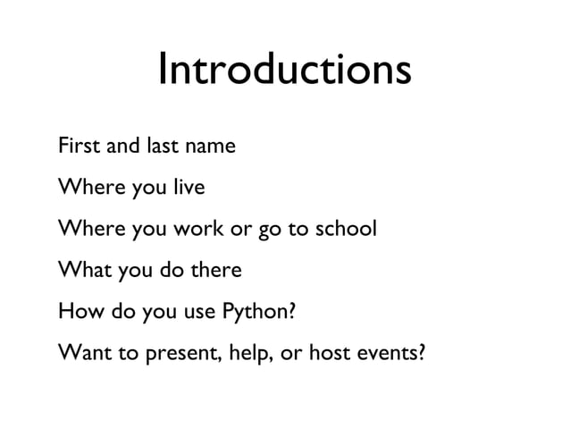 LA Python #1: Intro, Events, Advocacy | ODP | Programming Languages | Computing