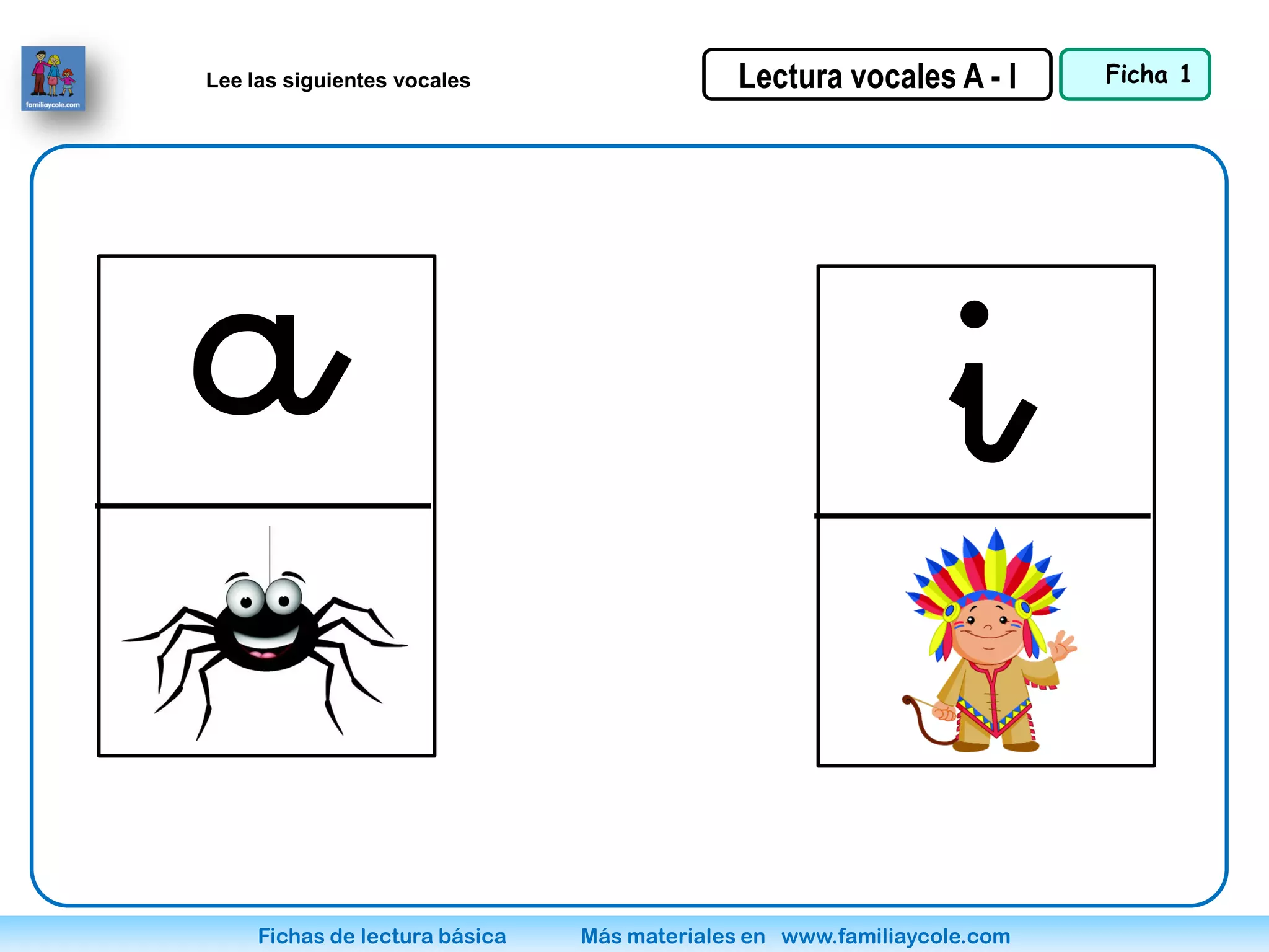 01 lectura-vocales | PDF