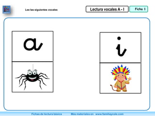 01 lectura-vocales | PDF