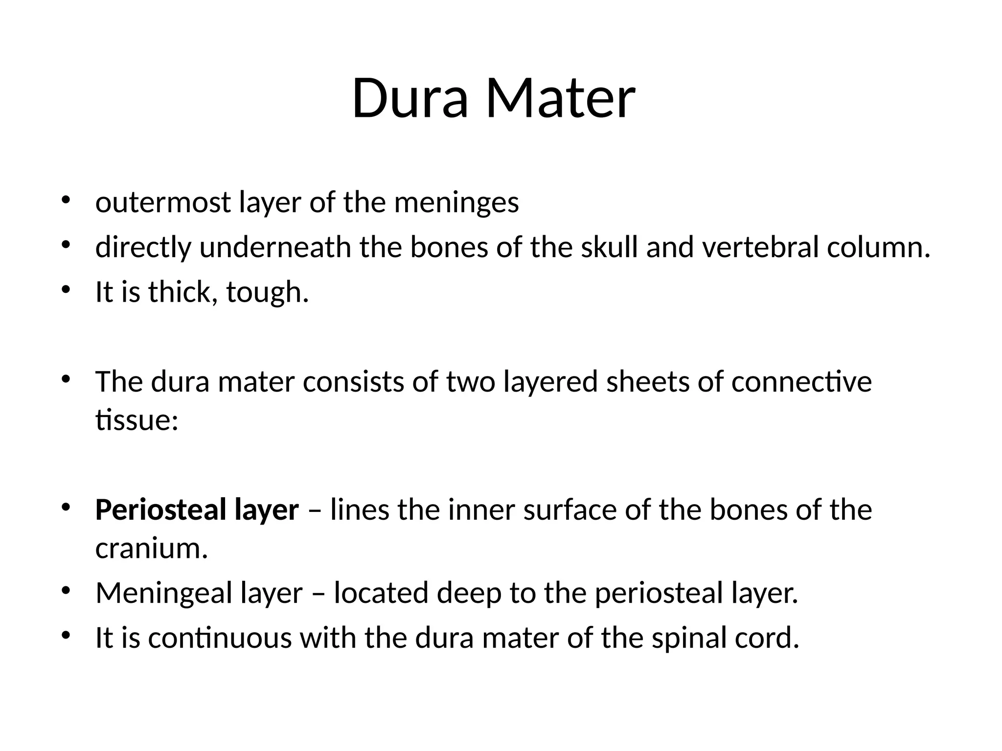 01-Lecture .NeuroAnatomy of Meninges of brain and spinal cord | PPT
