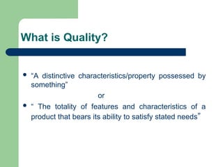 What is Quality and what is total quality management| TQM.ppt