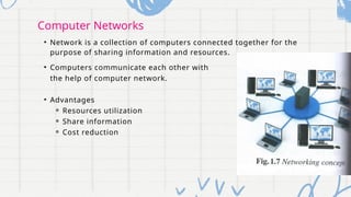 Power point presentation on Computer networks | PPTX