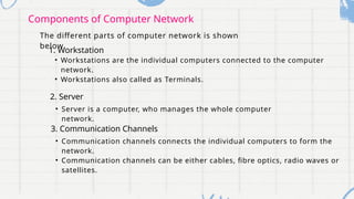 Power point presentation on Computer networks | PPTX