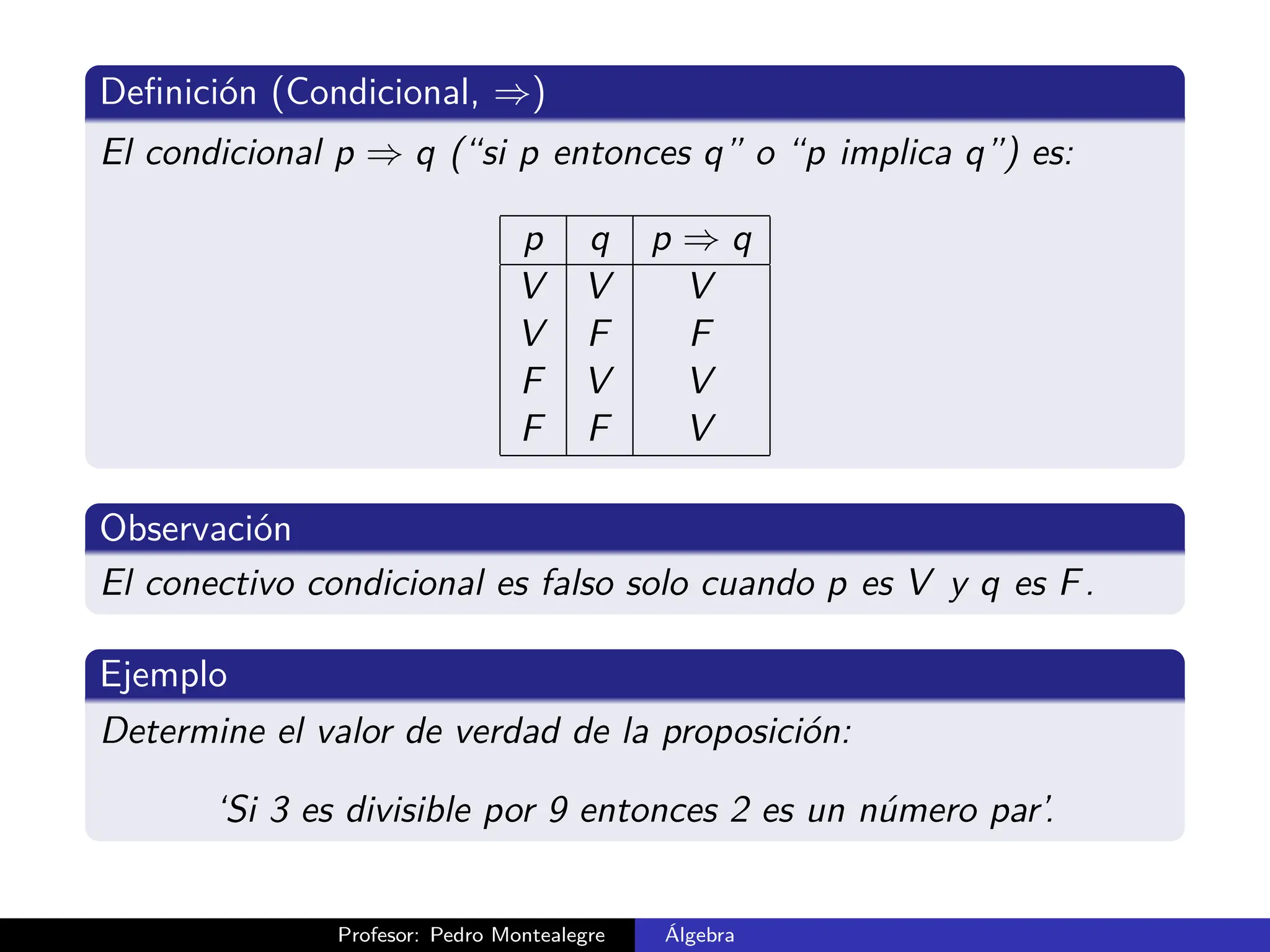 Logica Proposicional - Clase magistral d | PDF