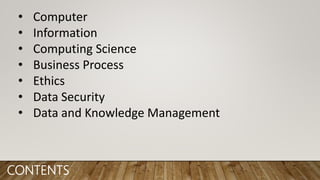 Introduction to Computing Logic Formulation | PPT
