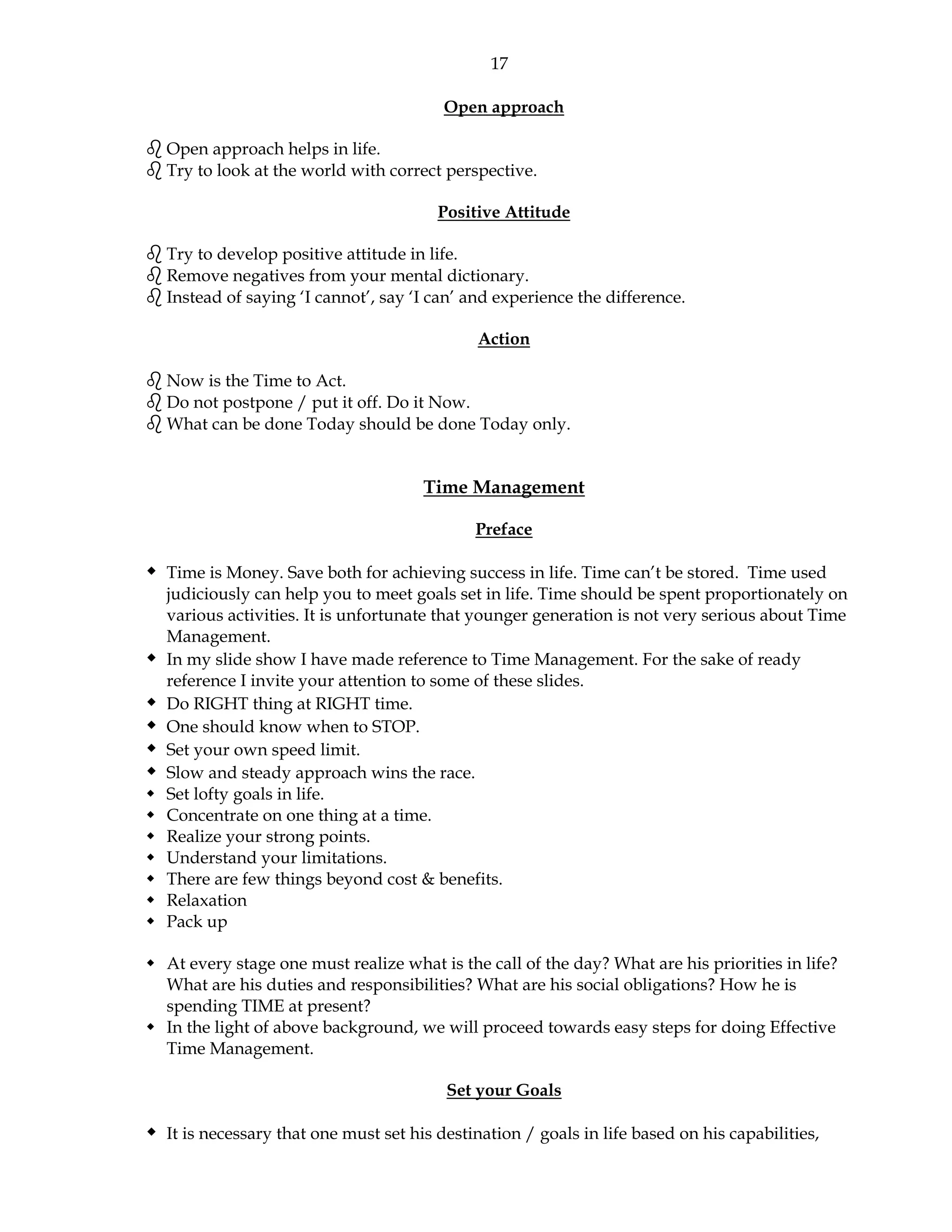 01 management handouts | PDF