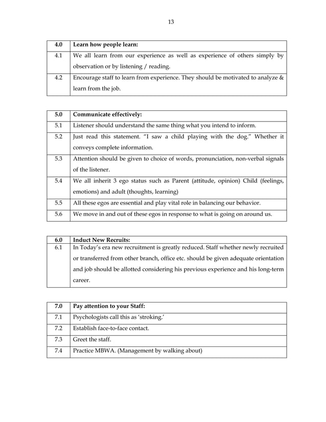 01 management handouts | PDF