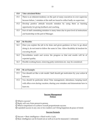 01 management handouts | PDF