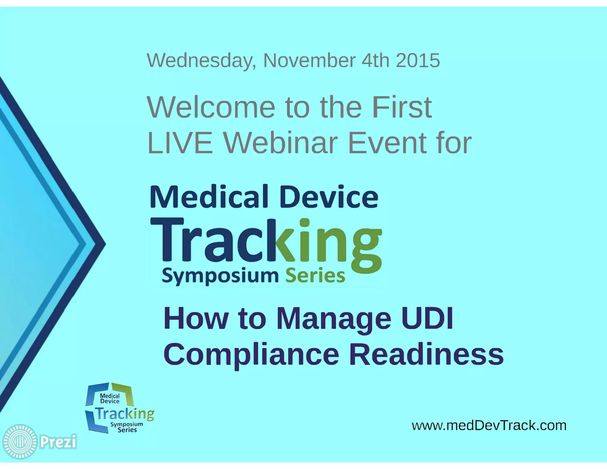 Medical Device Tracking Symposium Series | PDF