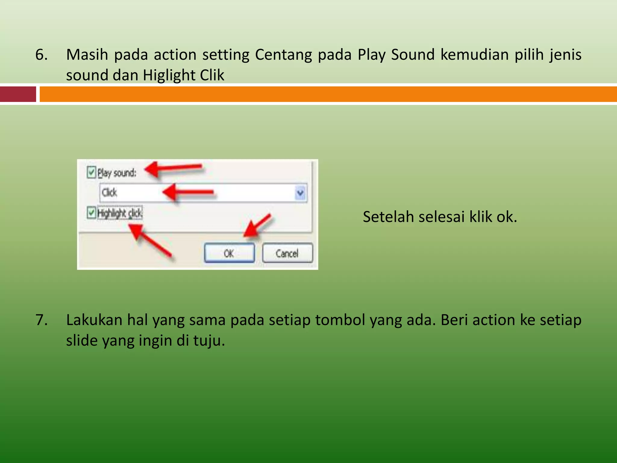 01. membuat tombol menu hyperlink di power point 2007 | PPTX