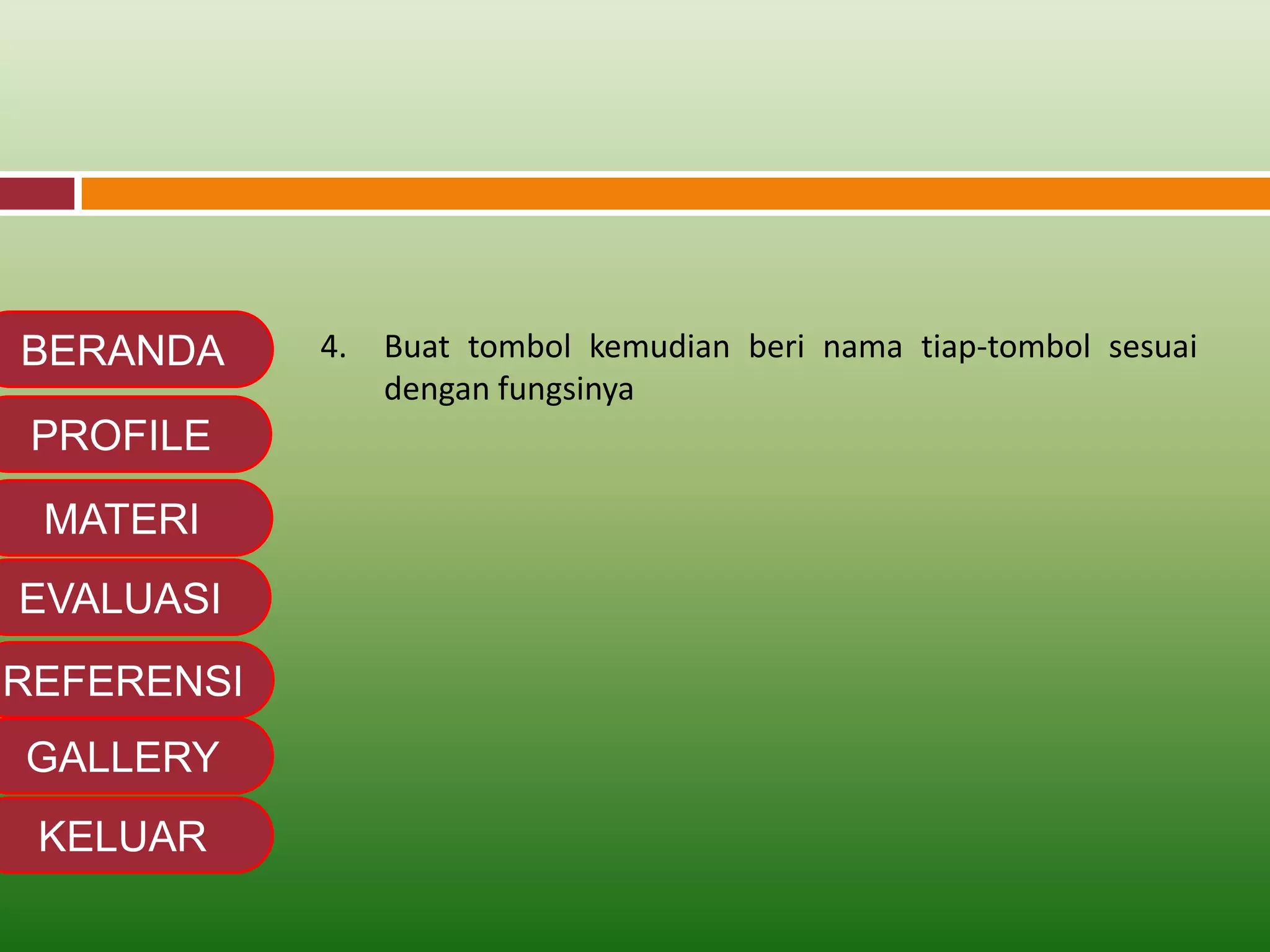 01. membuat tombol menu hyperlink di power point 2007 | PPTX