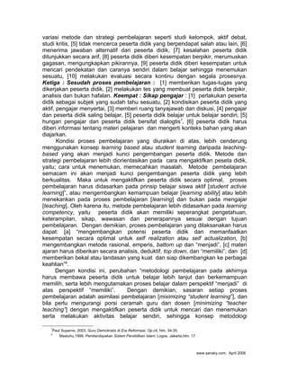 01. metode dan strategi pembelajaran [oke baru-2] opti | DOC