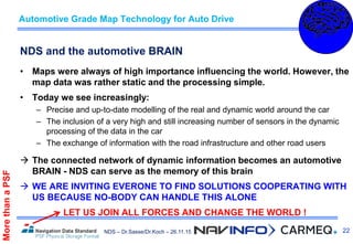 Wherecamp Navigation Conference 2015 - NDS standardization | PPT