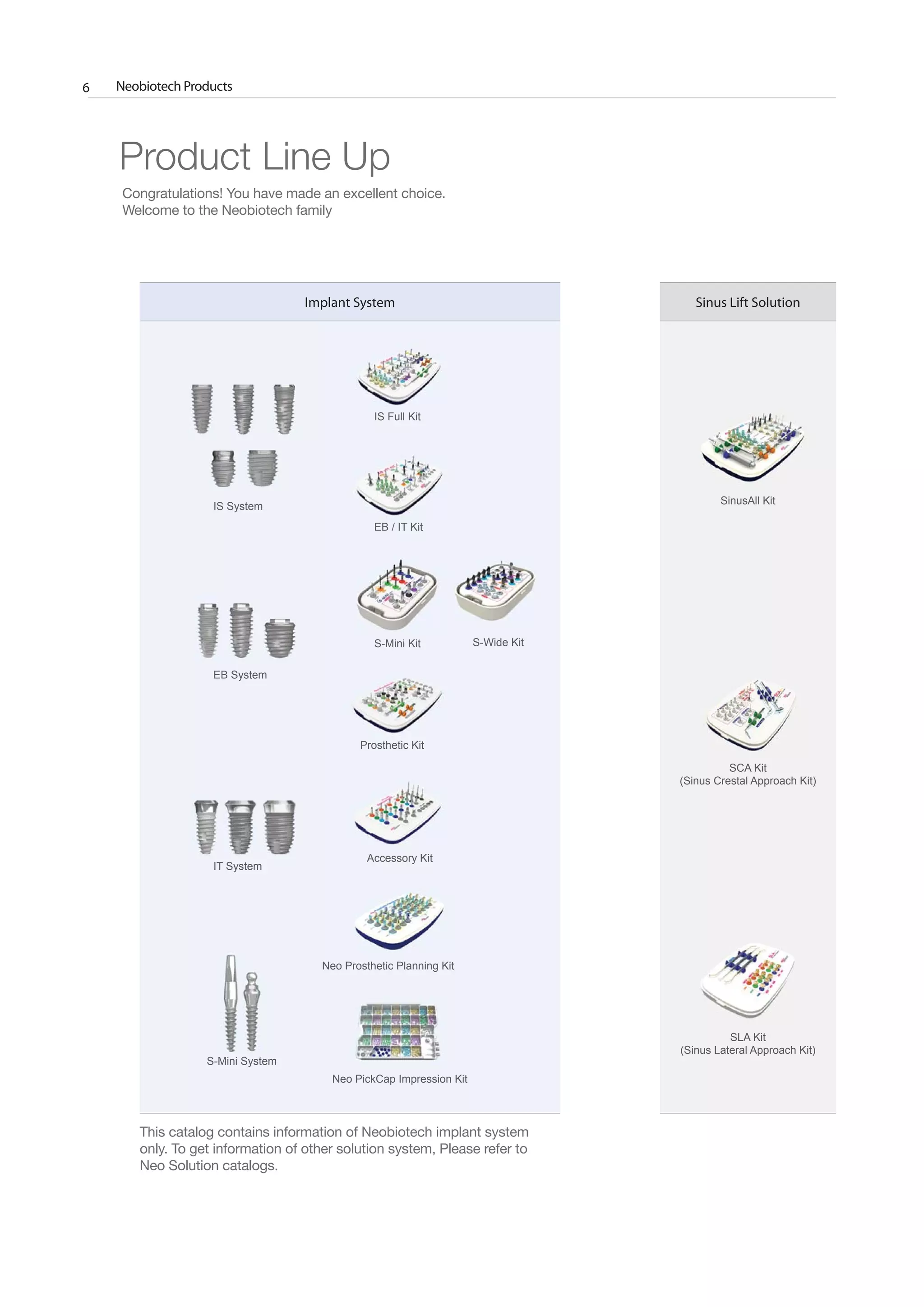 Neo Biotech Implant System Catalog | PDF