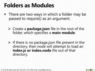 Node js overview | PPTX