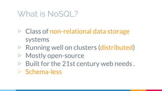 01 nosql and multi model database | PPT