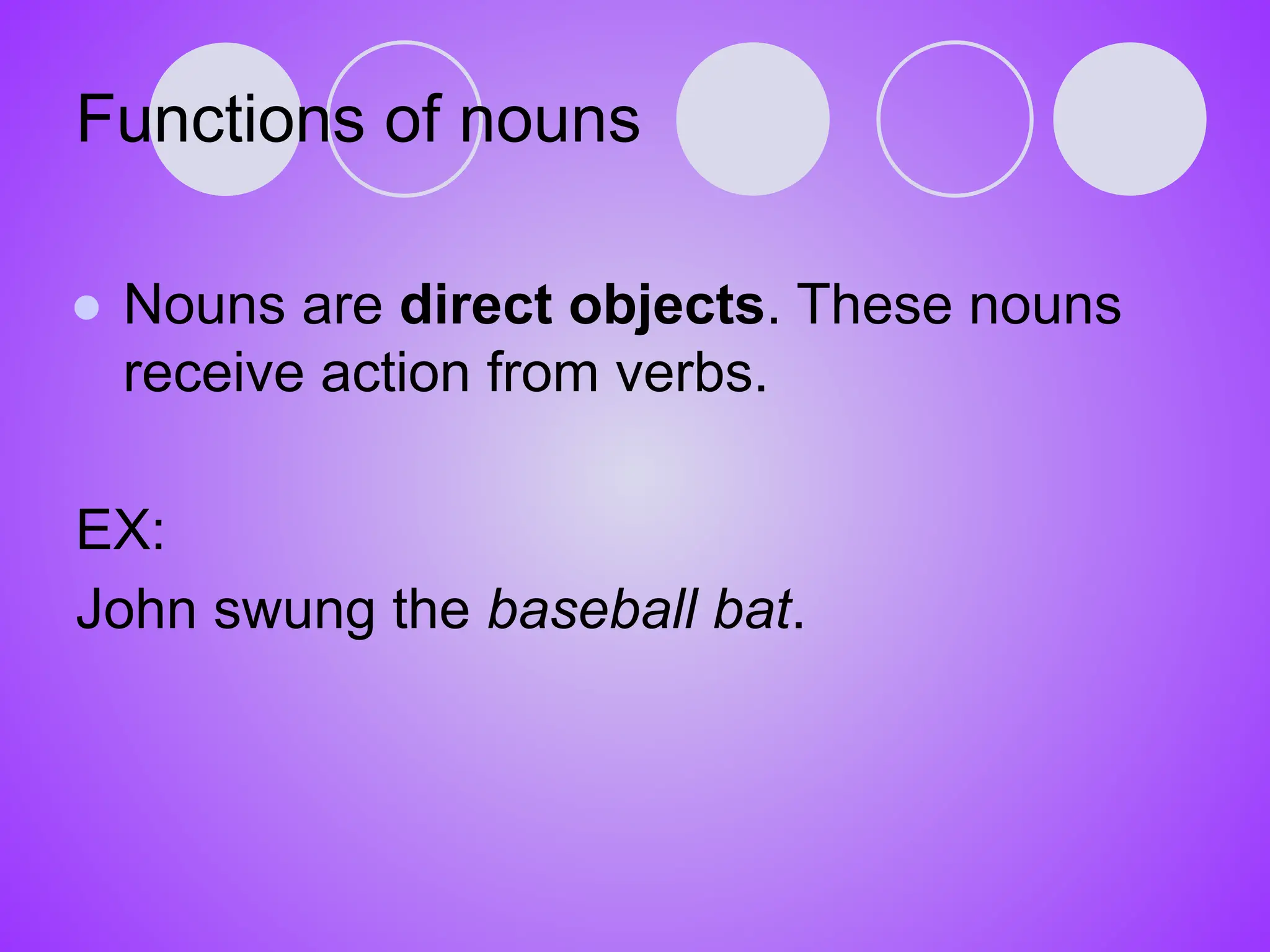 ENGLISH TOPIC NOUNS POWERPOINT PRES. By SEV V | PPT