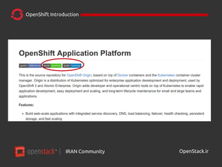 OpenShift In a Nutshell - Episode 01 - Introduction | PPT