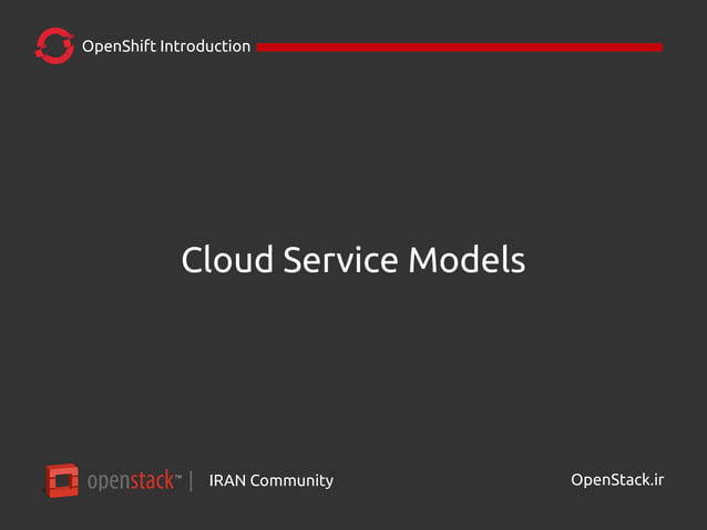 OpenShift In a Nutshell - Episode 01 - Introduction | PPT