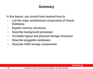 01-Oracle 19c-Architecture Overview Oracle | PDF