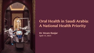 Oral Health as a National Health Priority | PDF