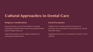 Oral Health as a National Health Priority | PPT