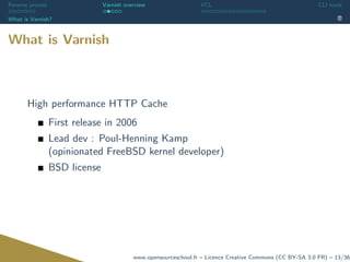 Varnish : Advanced and high-performance HTTP caching | PPT