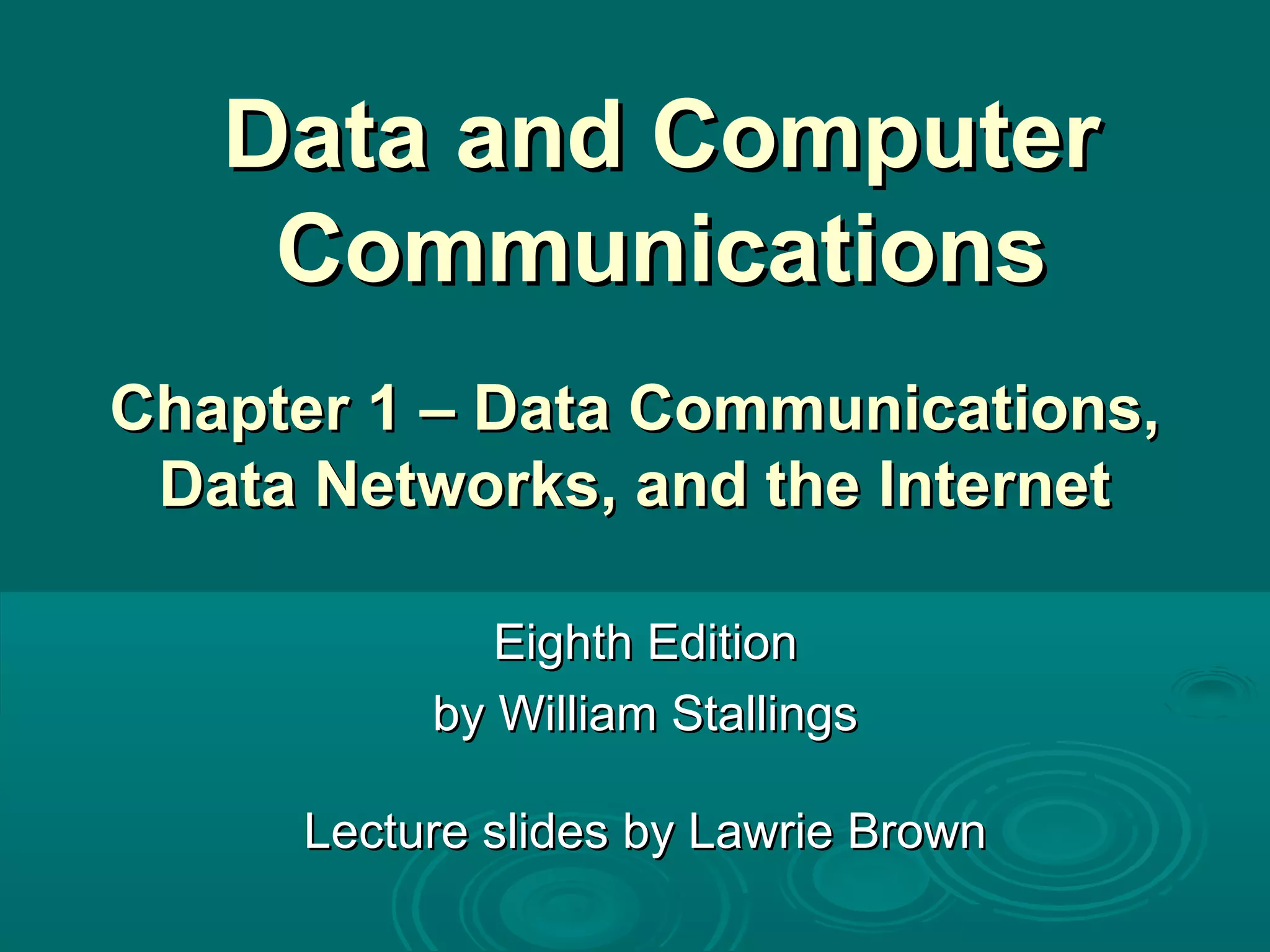 Data and Computer Communication | PPT