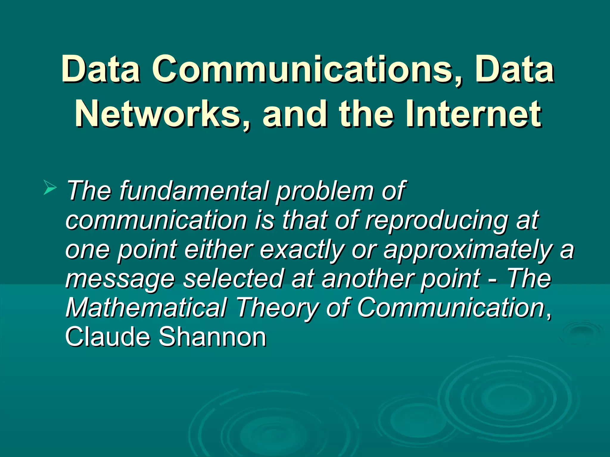 Data and Computer Communication | PPT
