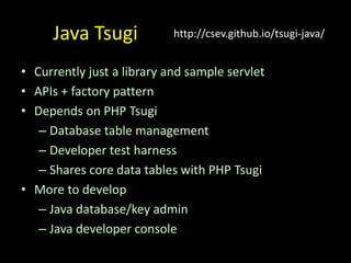 Updated Version: Tsugi Overview | PPT