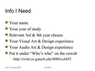 Overview of video games CS4455 video game design and programming | PPT