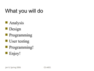 Overview of video games CS4455 video game design and programming | PPT