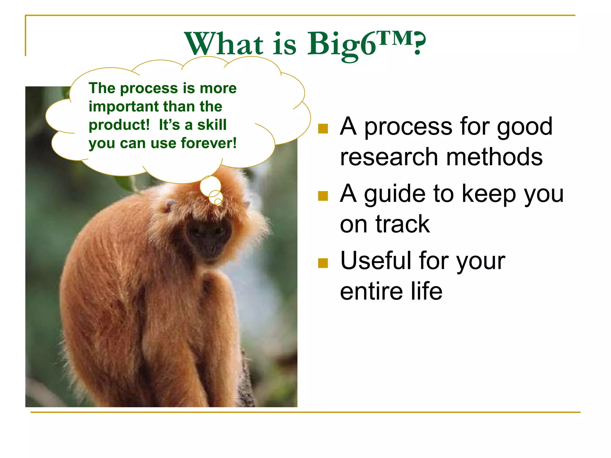 01 -overview of big 6 skills | PPT