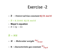 Gas Constant Kj