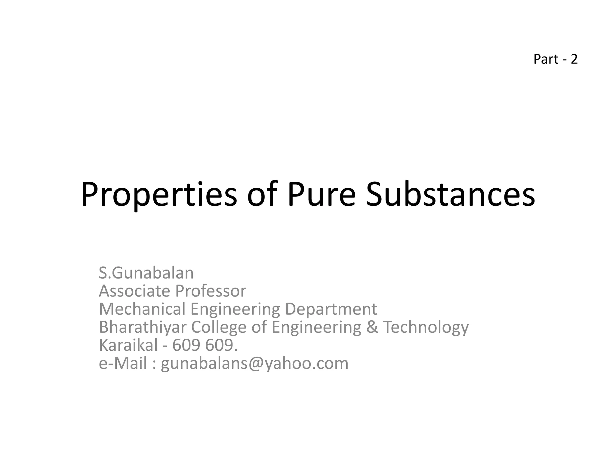 01 part5 properties pure substance | PPTX | Chemistry | Science