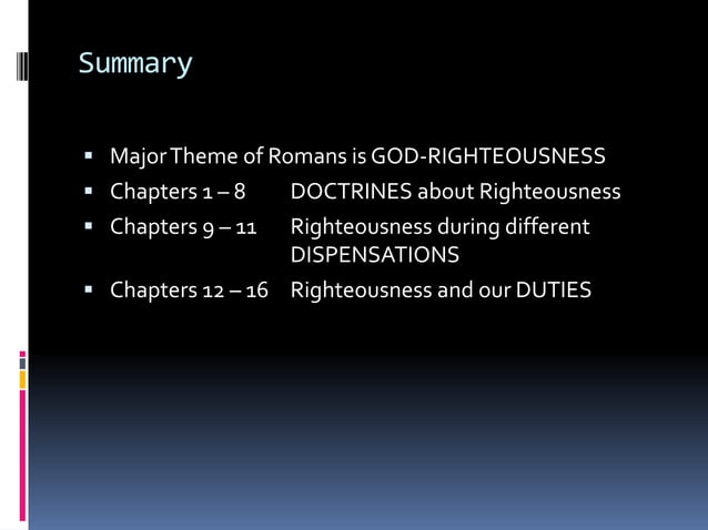 01. Paul’s Letter To The Romans Introduction | PPTX | Christianity ...