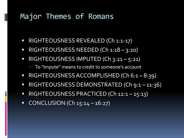 01. Paul’s Letter To The Romans Introduction | PPTX | Christianity ...